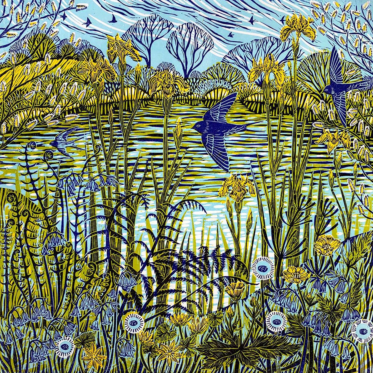 Claire Armitage - Lake Beyond Blue – The Byre Gallery